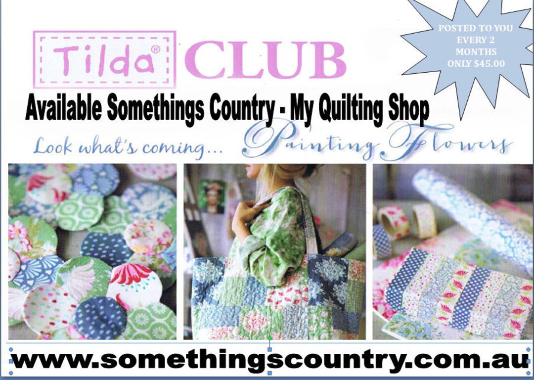 Tilda Club 12 Months Subscription Quilting, Sewing, Fabric 6 Issues per ...