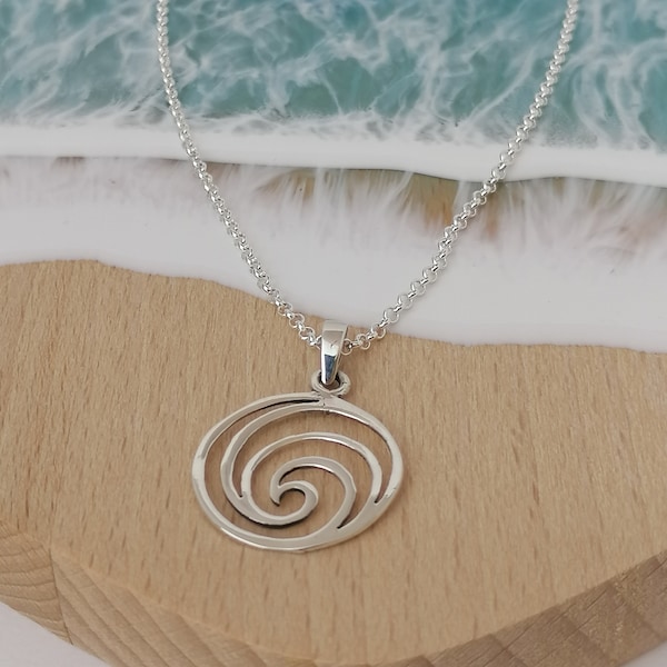 Wave Pendant - Etsy