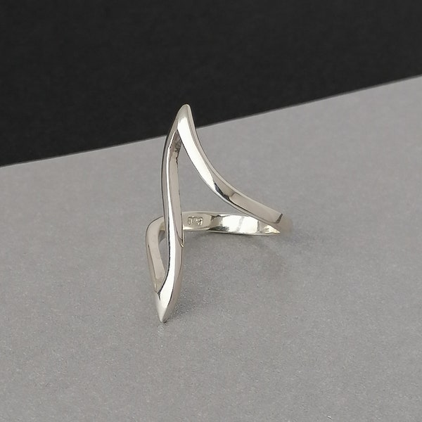 Zig Zag Ring - Etsy