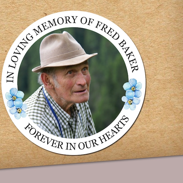 Memorial Service Memory Cards - Etsy