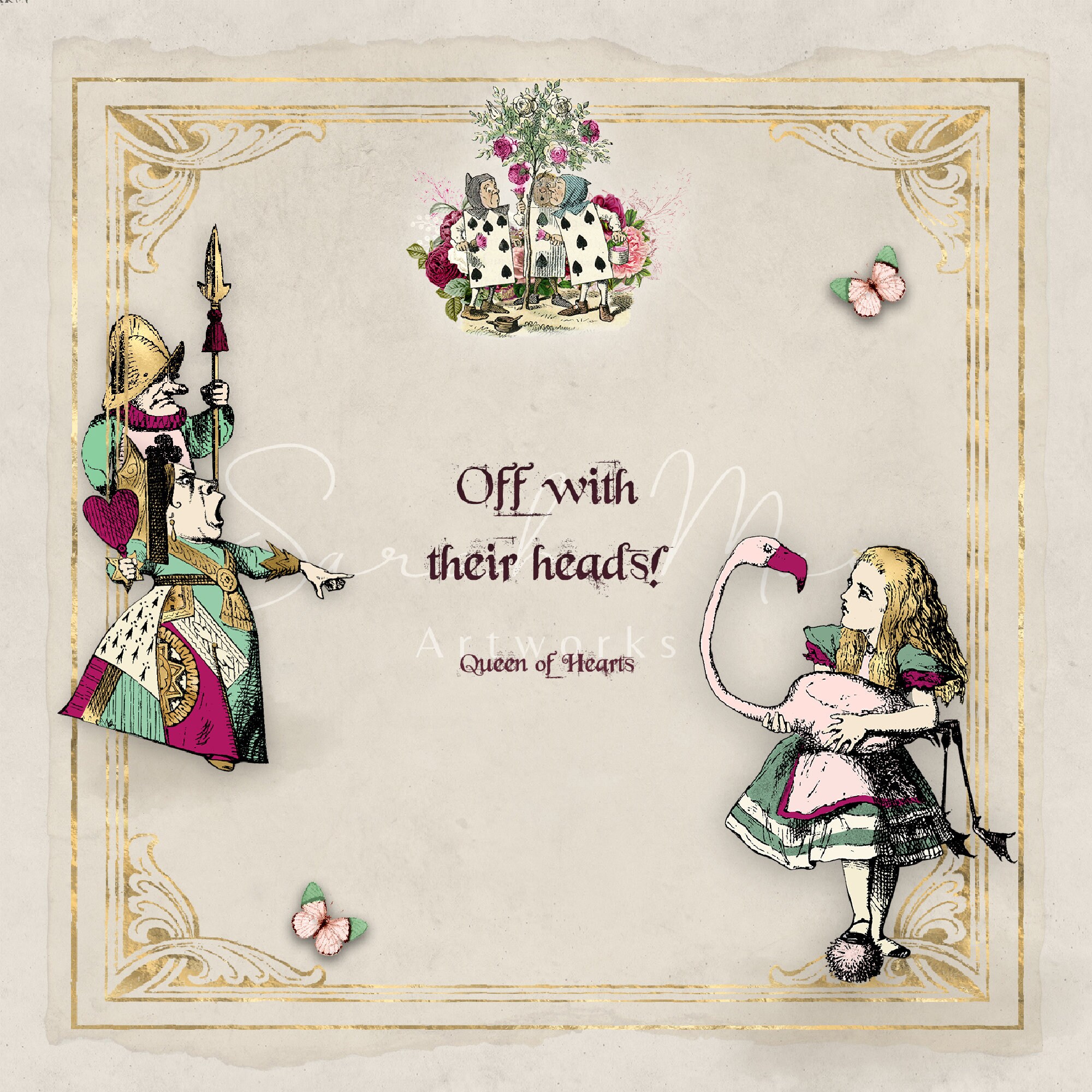 Alice in Wonderland quotes including the White Rabbit Mad | Etsy