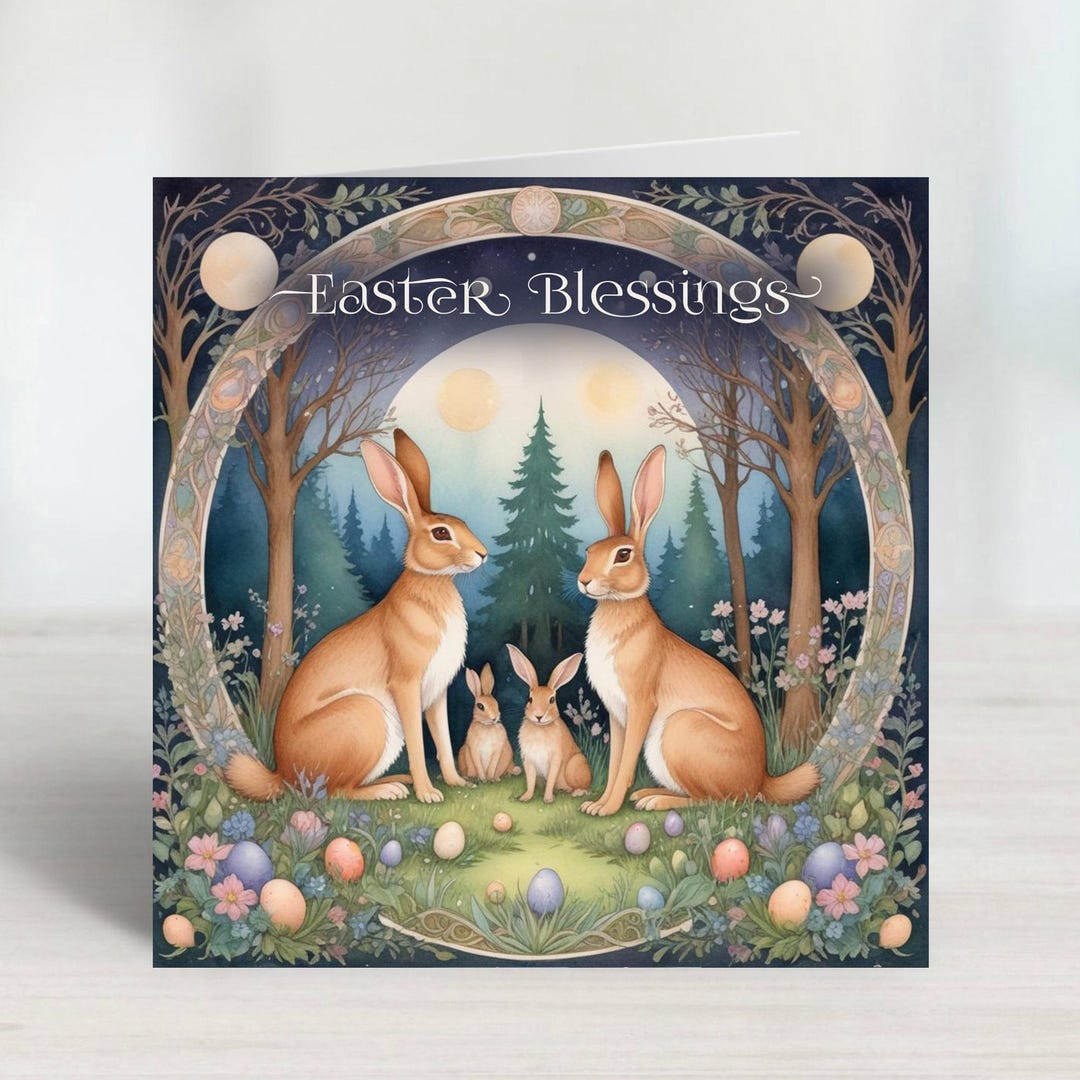 Original and Unique Ostara Card for the Pagan and Wiccan Festival ...