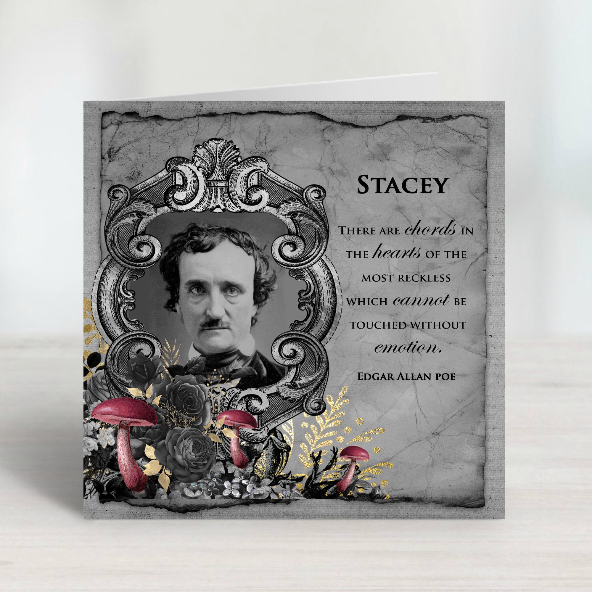 Edgar Allan Poe Valentine Card