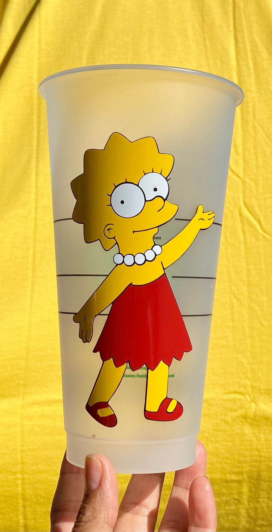 The Simpsons Starbucks Customized Cup - Etsy
