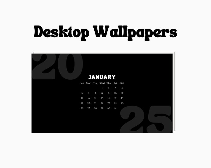 2025 Monthly Desktop Wallpaper Calendar: Travel Photos (digital ...