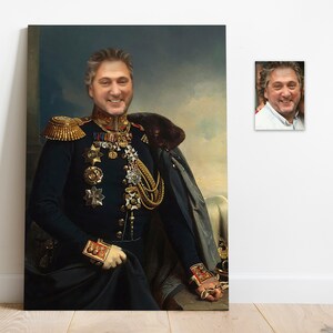 Custom Historical/royal/regal Human Portrait From Photo, Birthday Gift ...