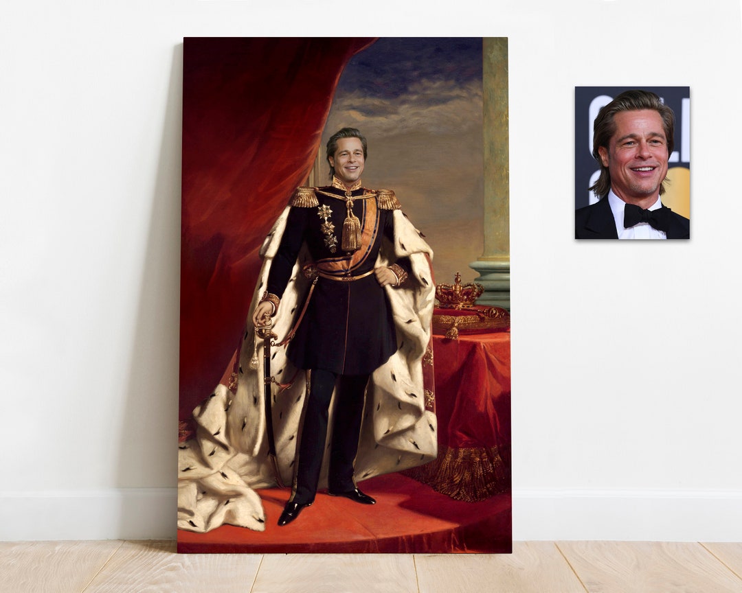 Custom Historical Royal Portrait From Photo, Personalized King Portrait ...