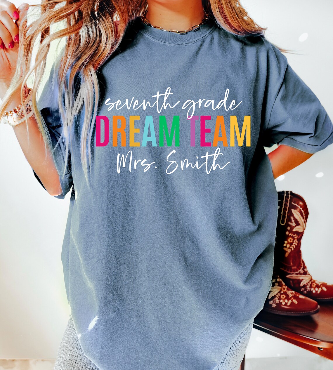 Custom Seventh Grade Shirt, Back to School Teacher Shirt, Seventh Grade ...