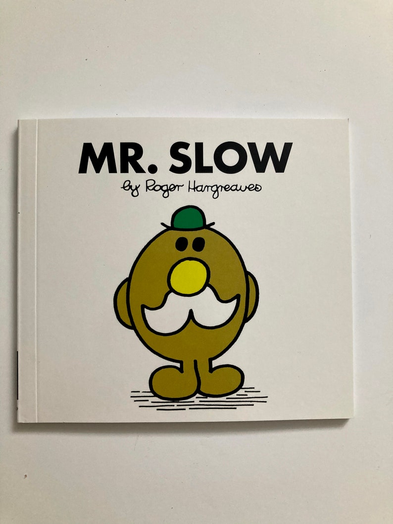 Mr. Slow: 39 mr. Men Classic Library - Etsy