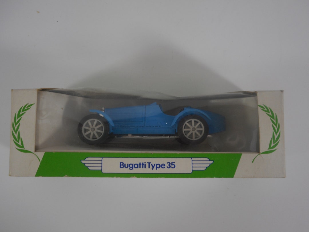 Corgi Bugatti Type 35 Racing Mobil Sport Car Toy Model Diecast Vintage ...