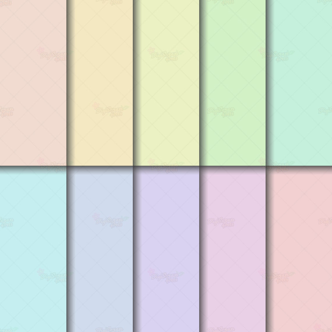 30 Pastel Polka Dots Digital Paper Pack – Instant Download / Commercial ...