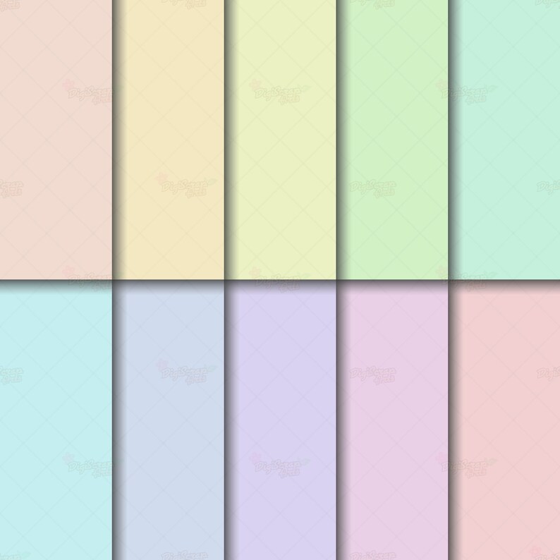 30 Pastel Polka Dots Digital Paper Pack – Instant Download / Commercial ...