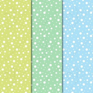 Pastel Polka Dots Digital Paper | Seamless Polka Dots Pattern ...