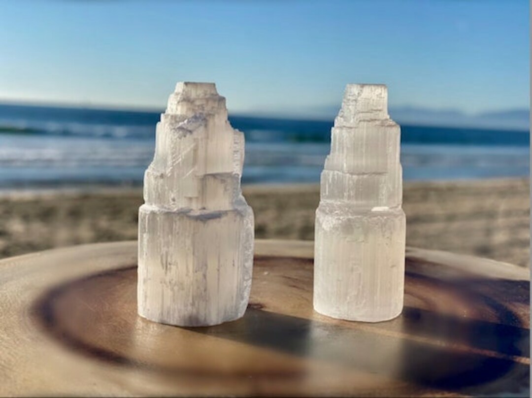 MINI Selenite Towers - Etsy