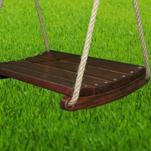 Wood Swings. Rope Swing. Wooden Tree Swing. Wood Swing. Wooden - Etsy