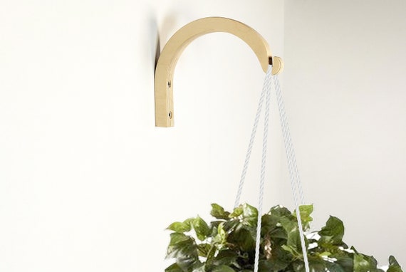 Hanging Wooden Plant Hook Plants Wall Hanger Hook Indoor - Etsy