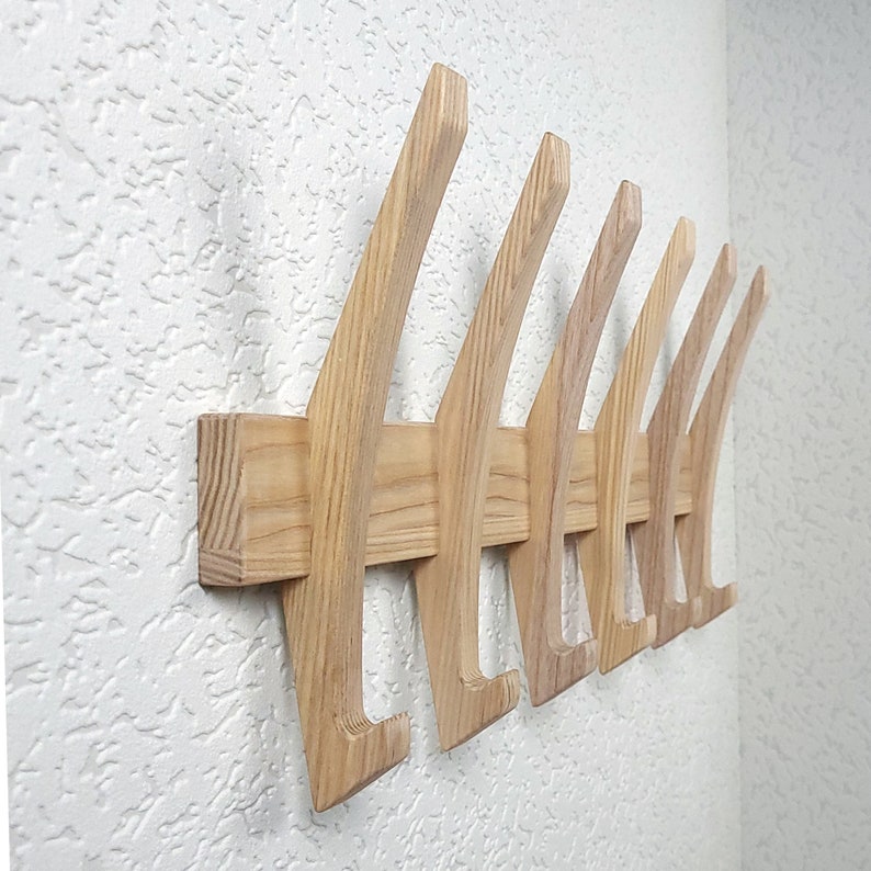 Entryway Coat Hanger: Wooden Coat Hooks - Etsy
