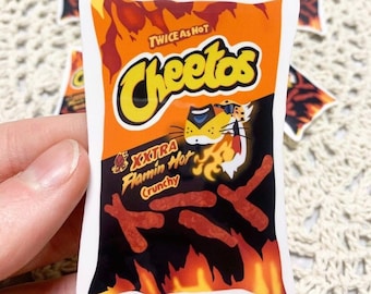 Cute Hot Cheetos Sticker - Etsy