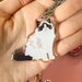 Ragdoll Cat Keychain,himalayan Keychain, Acrylic Keychain, Cat Keychain ...