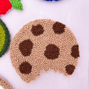 Cookie Coaster, Tufted Coaster, Hand-tufted Coaster, Home Decor ...