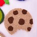 Cookie Coaster, Tufted Coaster, Hand-tufted Coaster, Home Decor ...