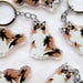 Long-haired Calico Keychain, Acrylic Keychain, Cat Keychain, Original ...