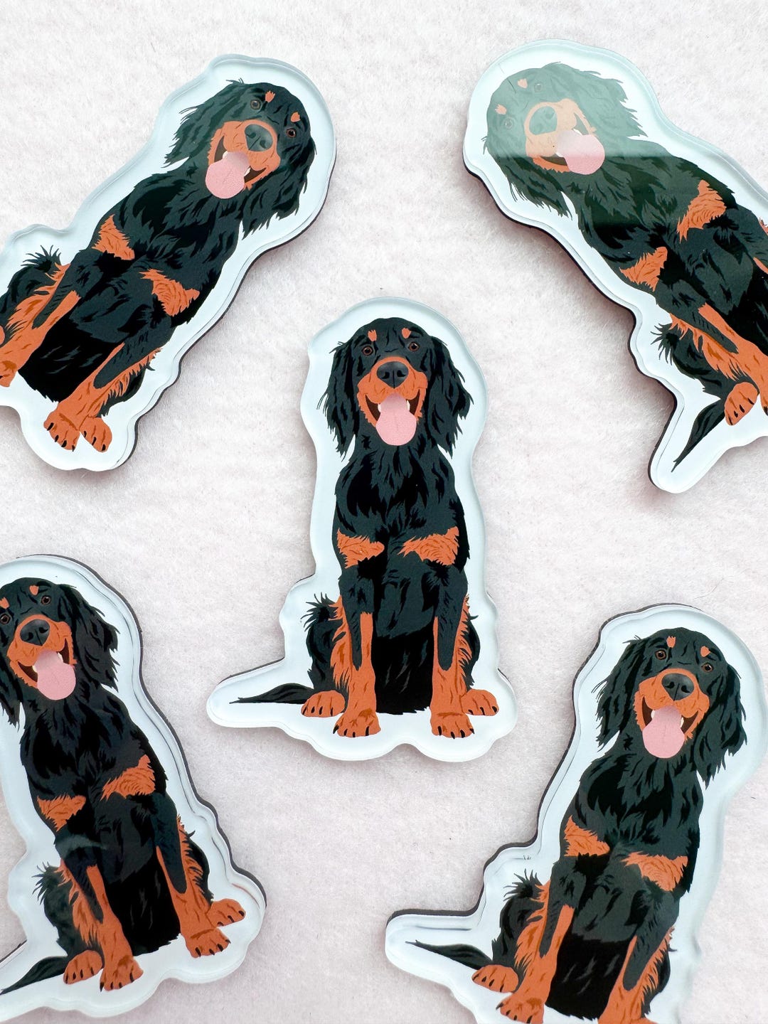 Gordon Setter Magnet, Original Artwork Magnet - Etsy