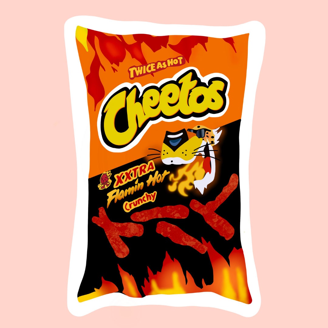 Hot Cheetos Sticker | Etsy