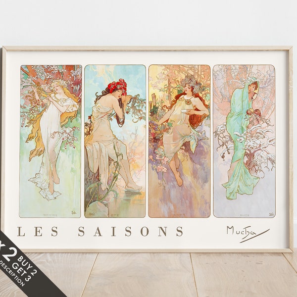 Mucha Poster - Etsy