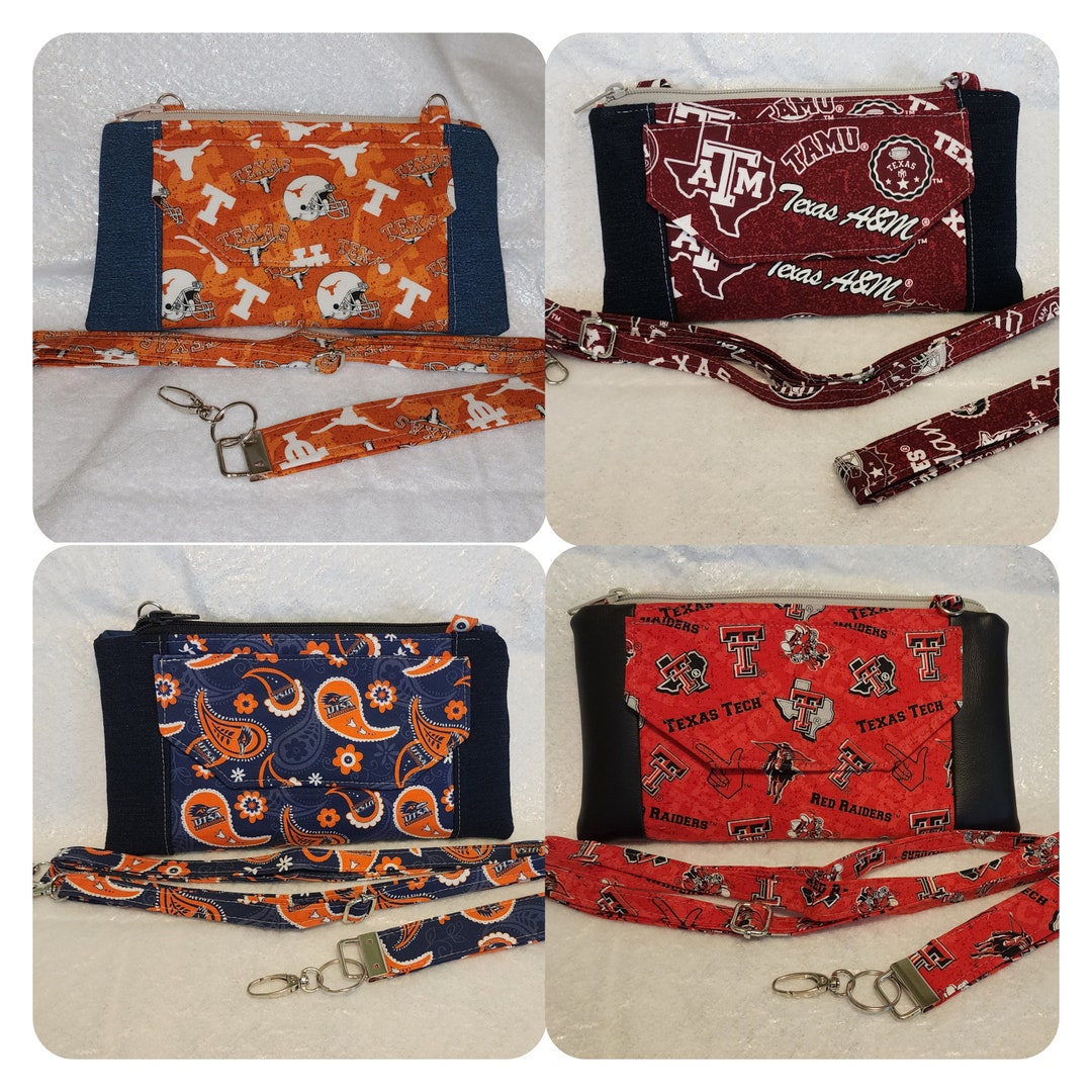 Crossbody Wallets for Texas College Football Fans - Etsy