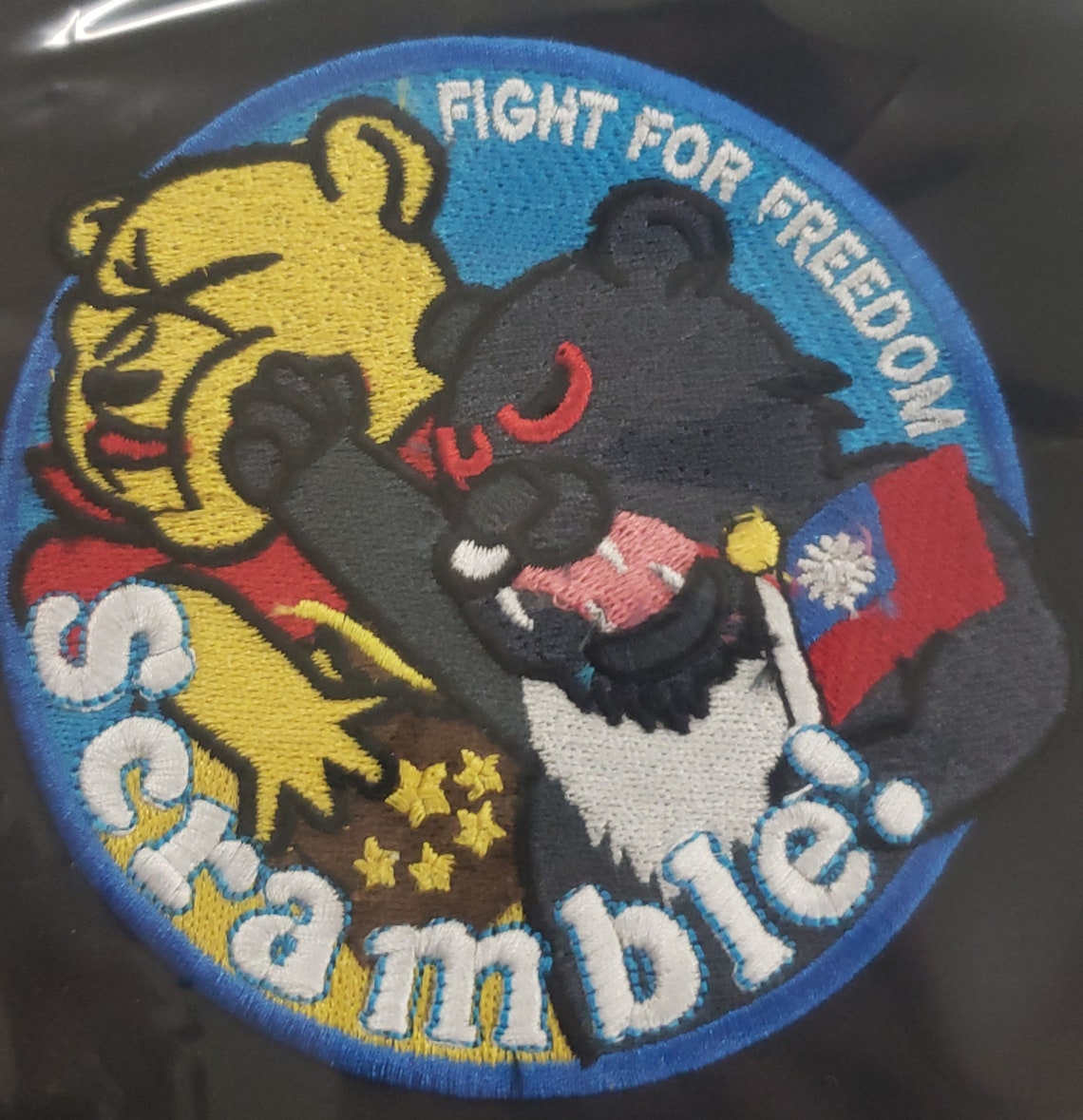 SCRAMBLE Taiwanese Fighter Pilot Patch-blue. Ships From Los Angeles, CA ...