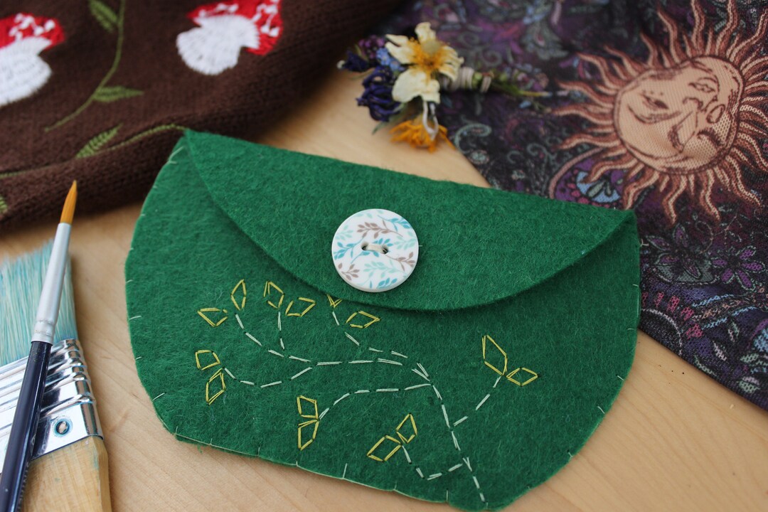 Felt Coin Purse / Felt Coin Purse - Etsy