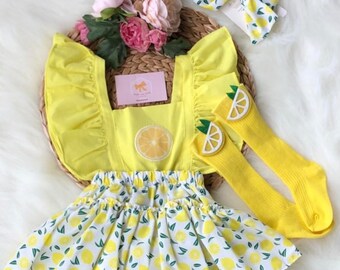 Lemon Baby Dress - Etsy