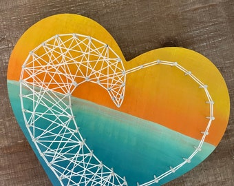 Sunset String Art | Etsy