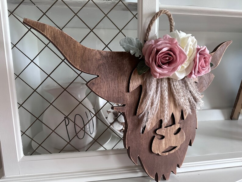 Highland Cow Wall Hanging - Etsy