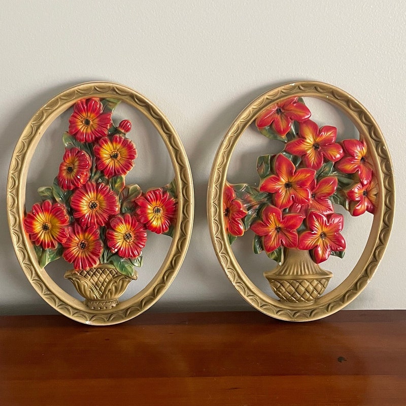 Chalkware Plaques - Etsy
