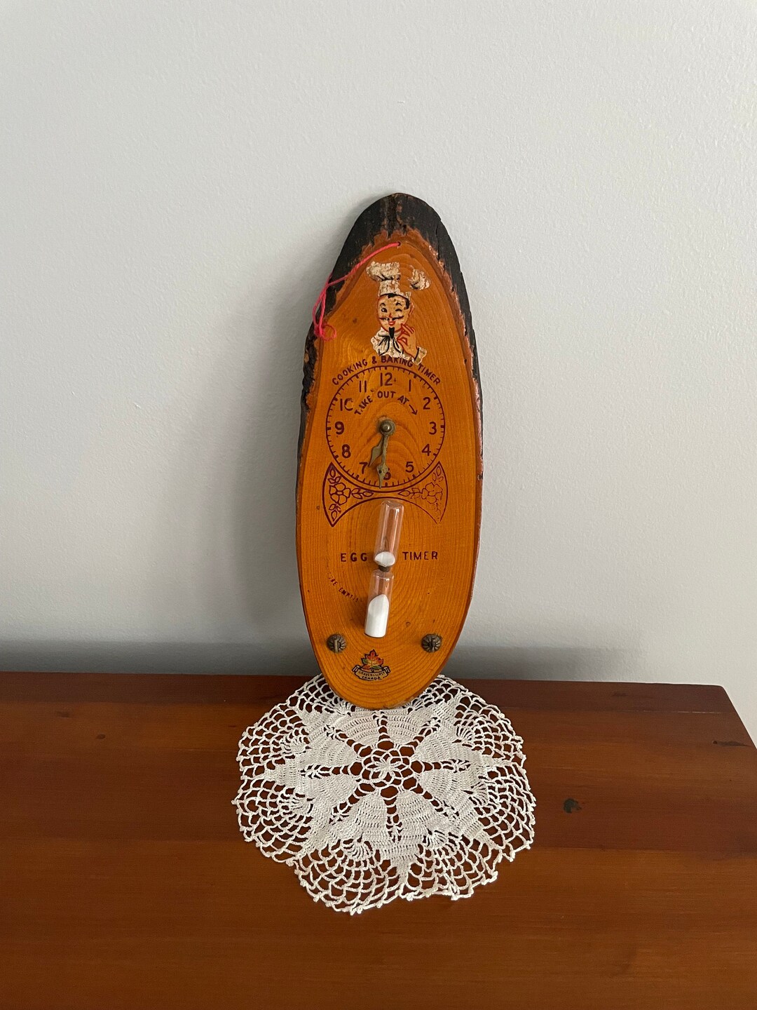 Vintage Egg Timer, Chef, Cooking & Baking Timer, Made in Canada, 2 ...