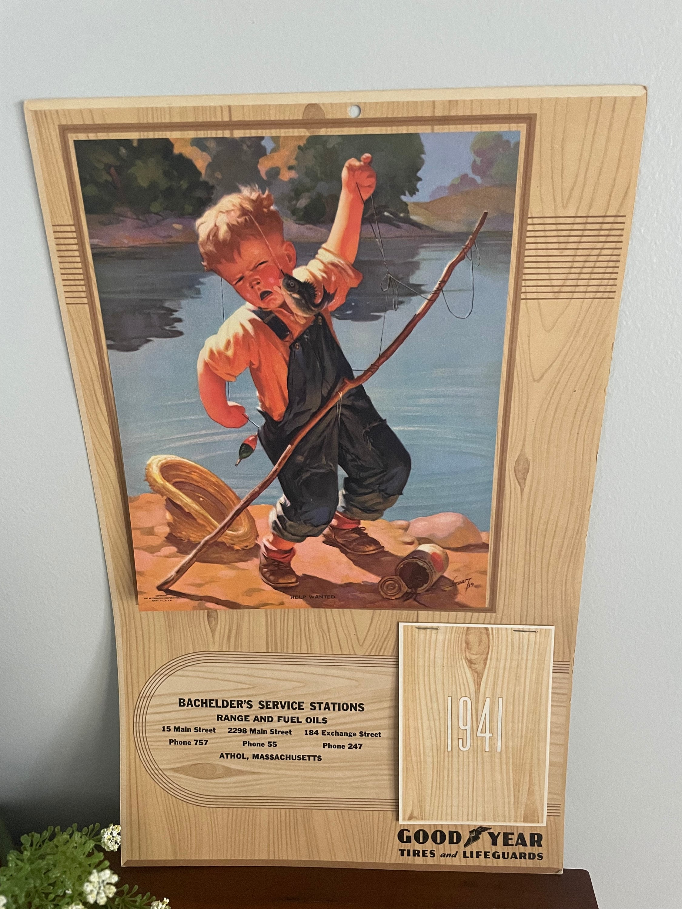 Vintage Goodyear Tires & Lifeguards Calendar Advertising - Etsy