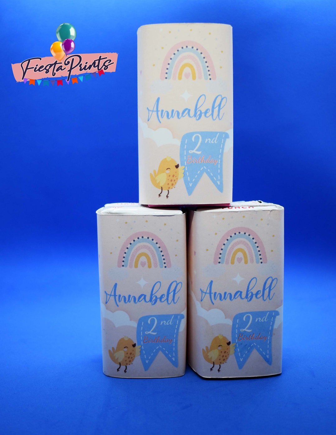 Rainbow Juice Box Label Colorful Rainbow Juiceboho - Etsy