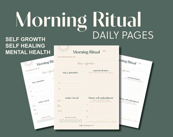 Ritual Morning Planner - Etsy