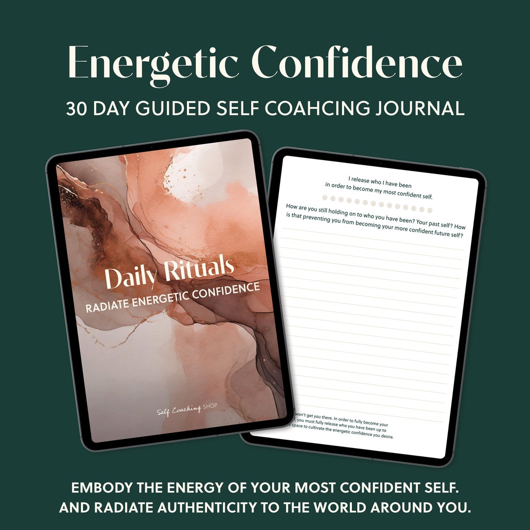 Digital Confidence Journal Printable Self Esteem Workbook Journal ...