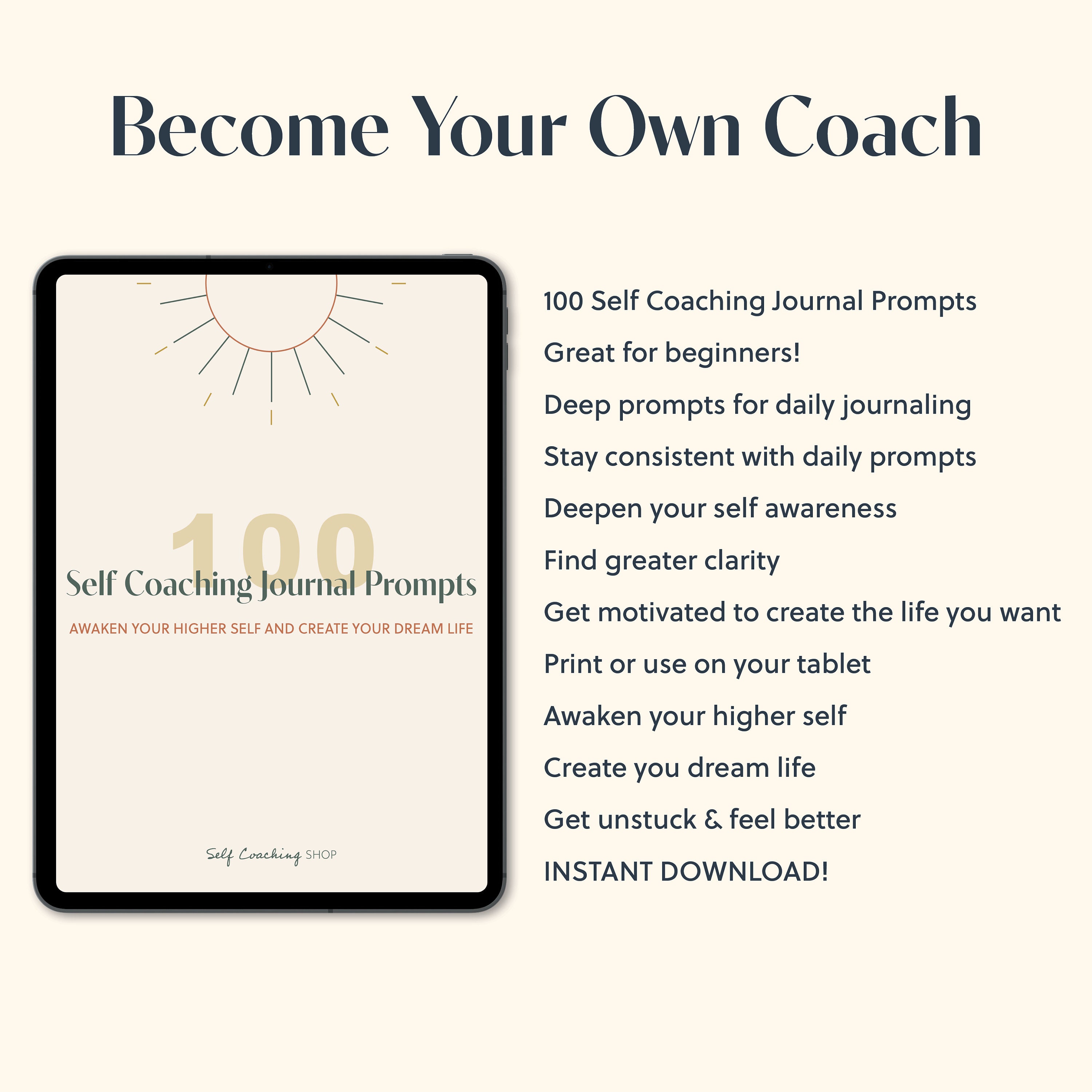 100 Self Coaching Journal Prompts Deep Journaling Daily Writing Prompts ...