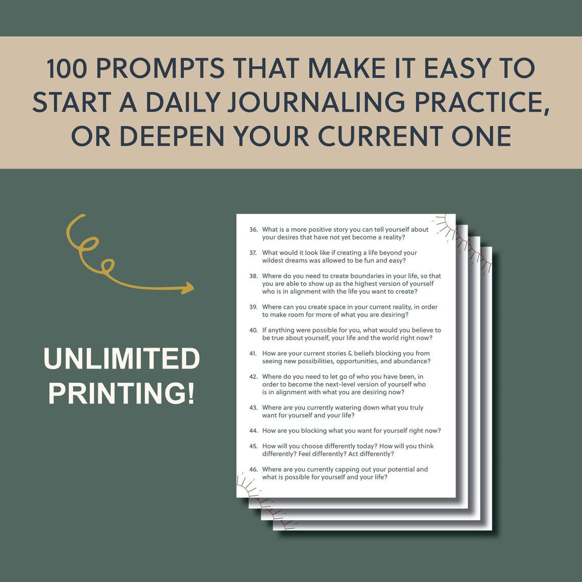 100 Self Coaching Journal Prompts Deep Journaling Daily Writing Prompts ...