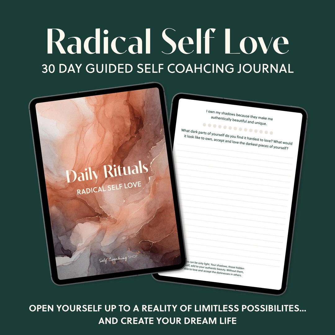 Digital Self Love Journal Printable Daily Journal Prompts ...