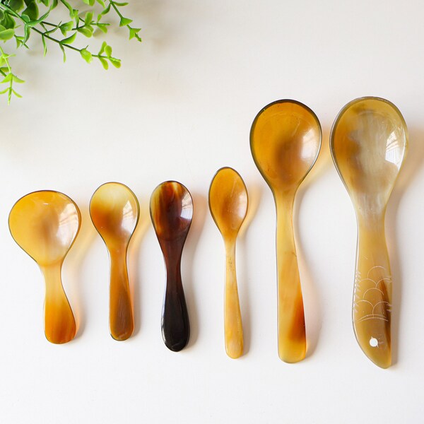 Horn Spoon - Etsy
