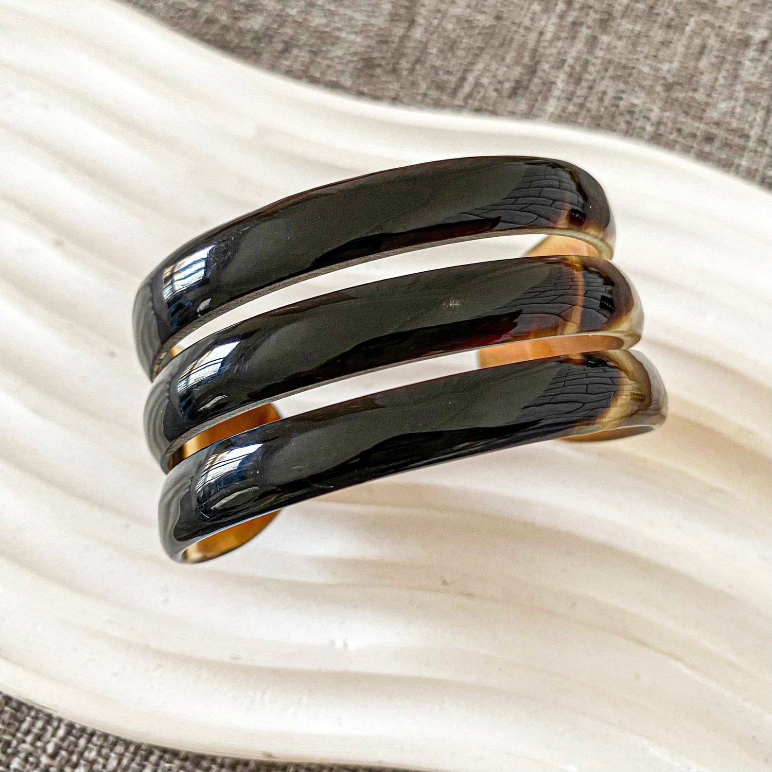 Original Natural Buffalo Horn Cut Out Cuffhorn Cuff - Etsy