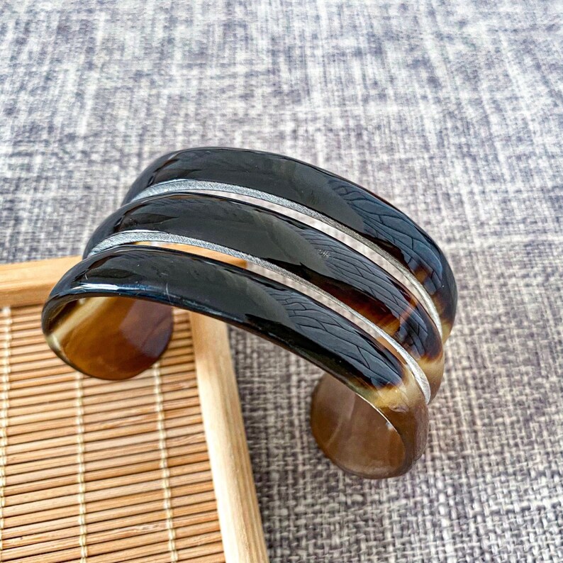 Original Natural Buffalo Horn Cut Out Cuffhorn Cuff - Etsy