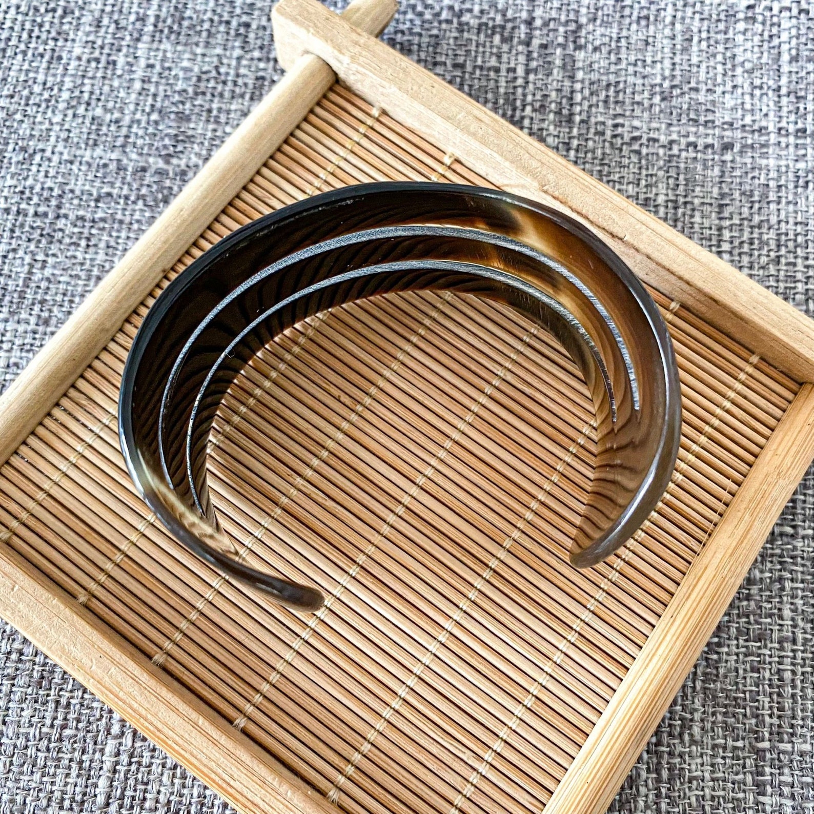 Original Natural Buffalo Horn Cut Out Cuffhorn Cuff - Etsy