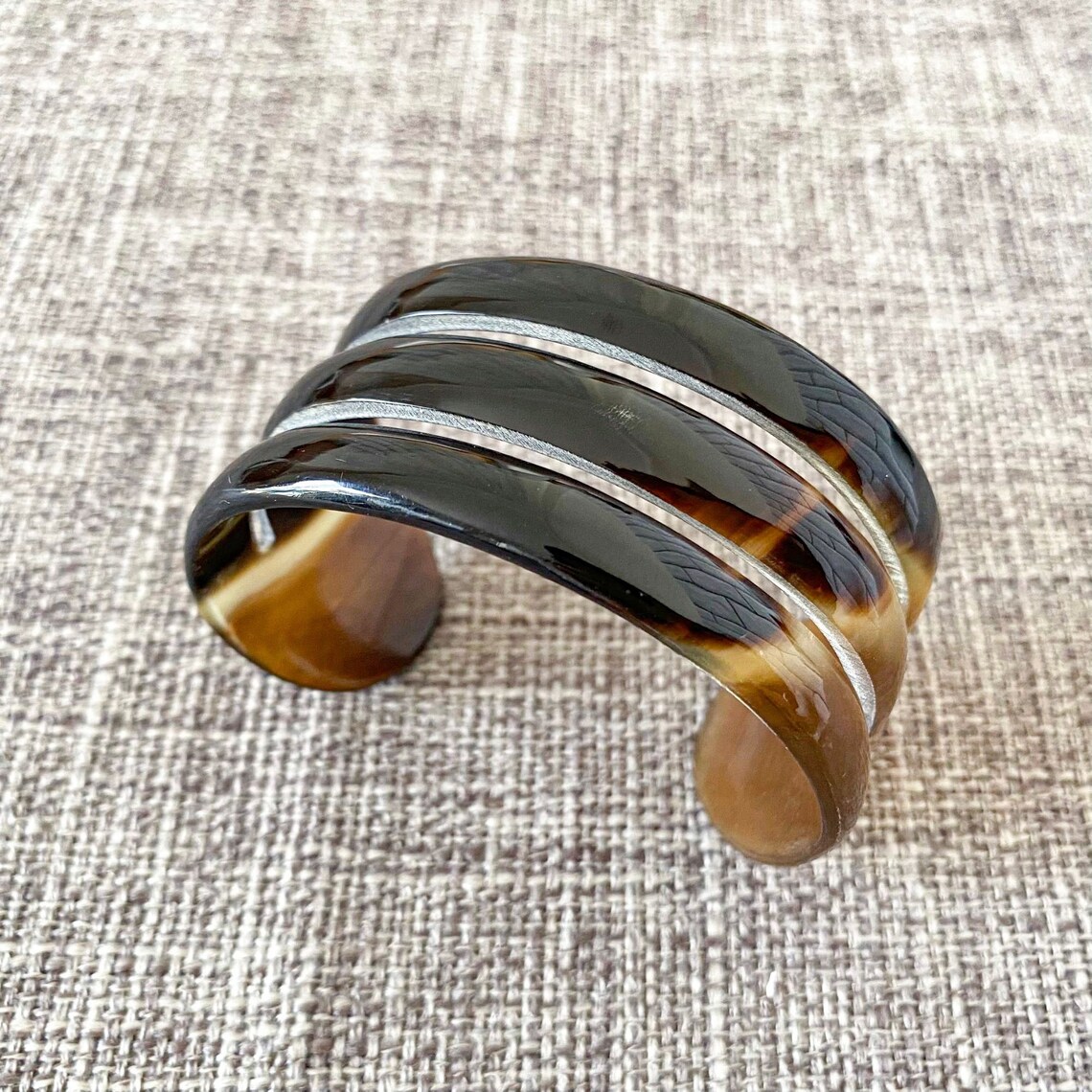 Original Natural Buffalo Horn Cut Out Cuffhorn Cuff - Etsy