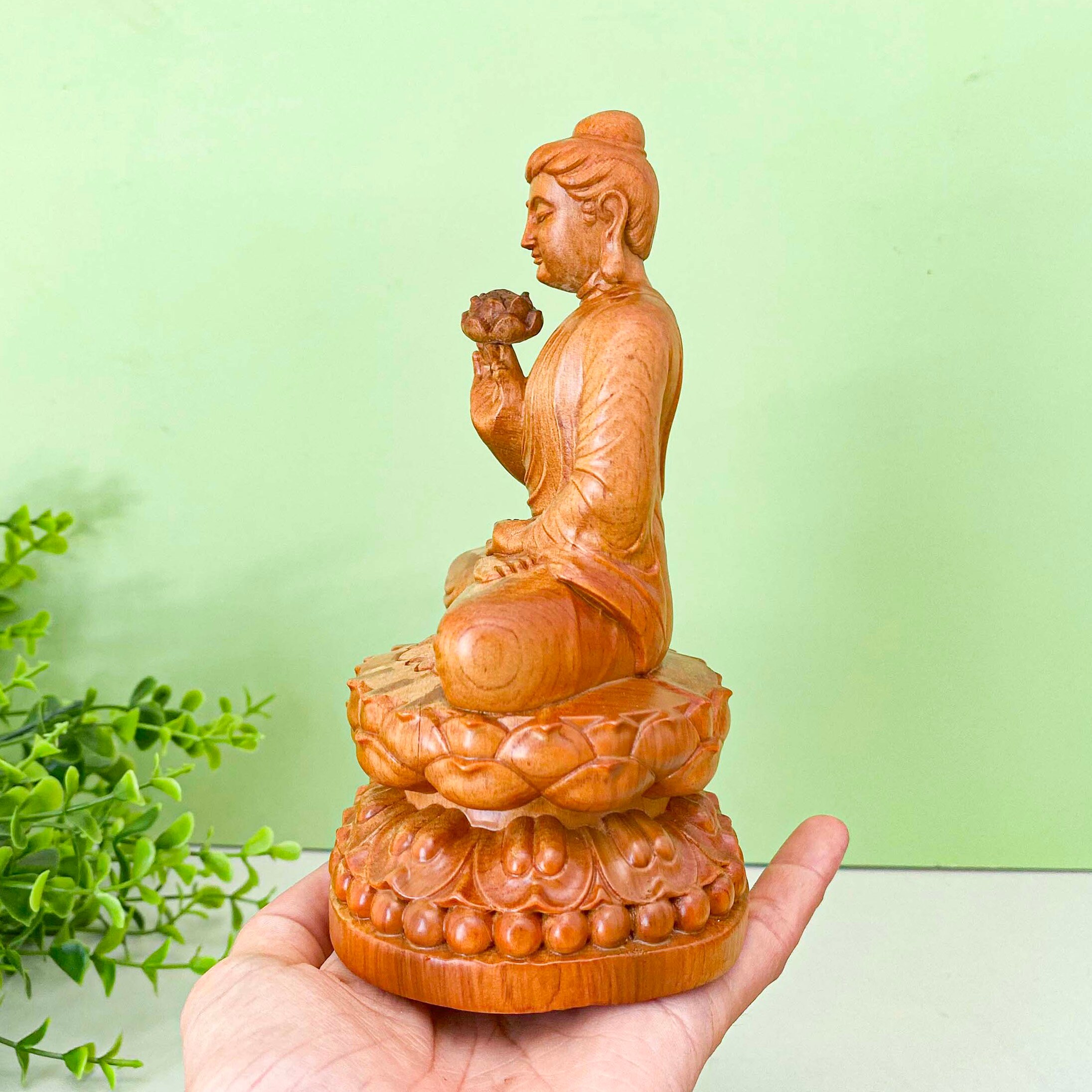 Statue for Home Decorwooden Buddhabuddhist - Etsy